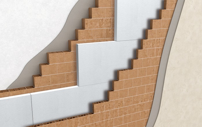 Isolamento in intercapedine su muratura a doppio strato | Isolconfort