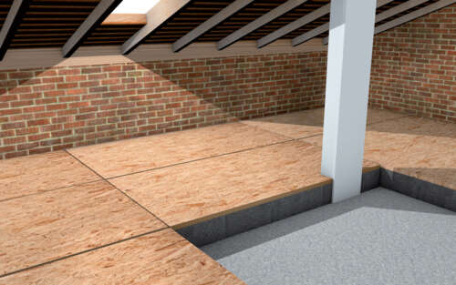 isolamento sottotetto e solaio con pannelli calpestabili | Isolconfort